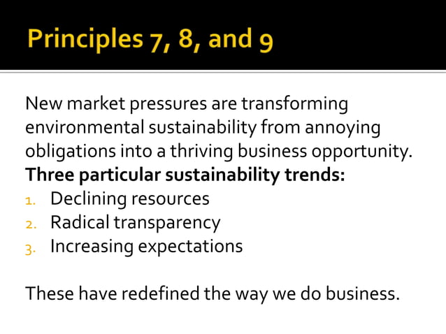 Chapter 7 ungc environmental principles | PPTX | Environmental Services ...