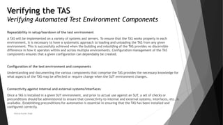 Chapter 7 - Verifying the TAS | PPTX