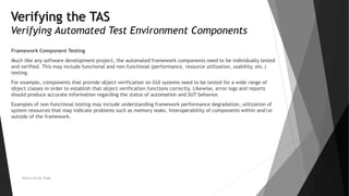 Chapter 7 - Verifying the TAS | PPTX