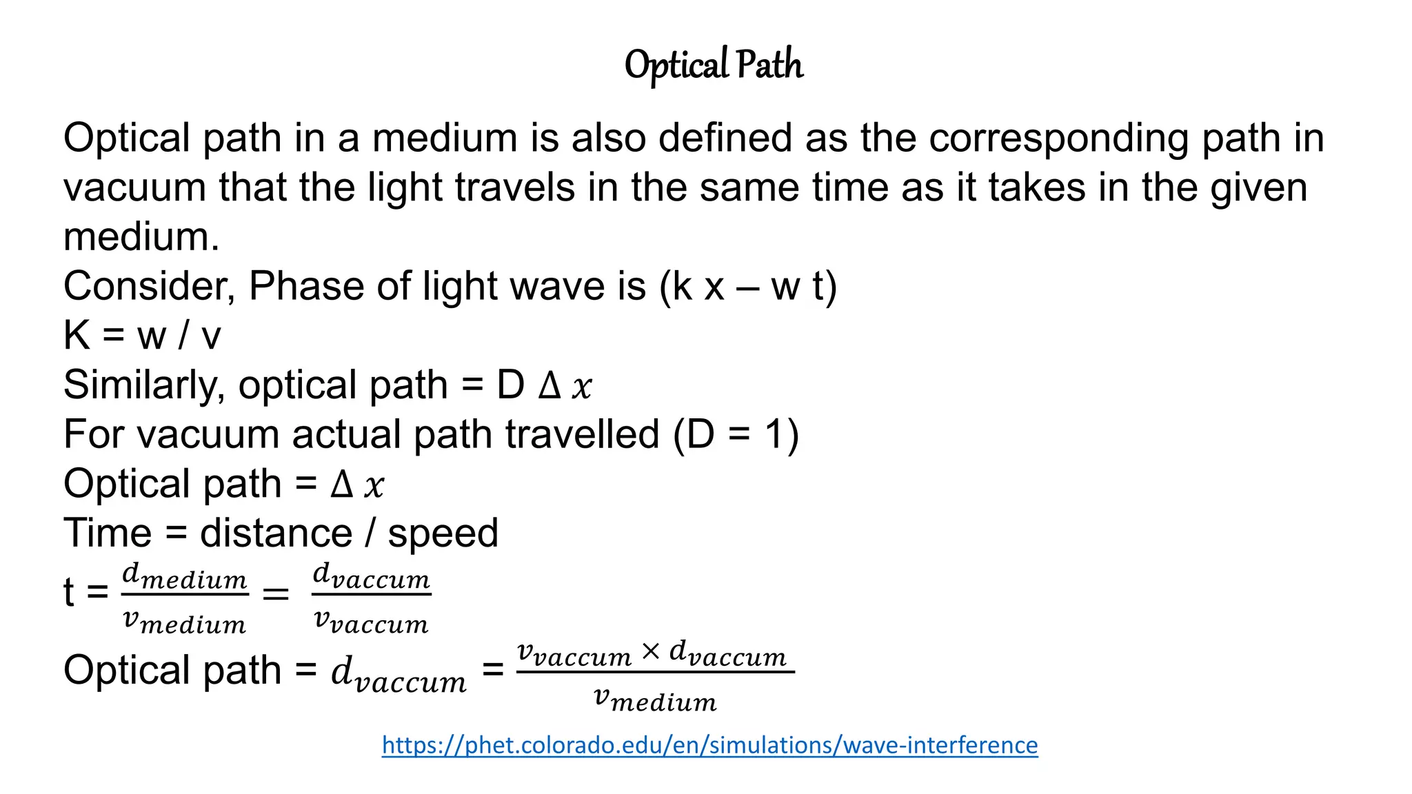 CLASS XII PHYSICS Chapter 7 - wave optics | PPTX