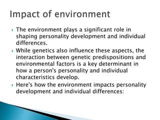Chapter 7_impact of environment on personality | PPTX