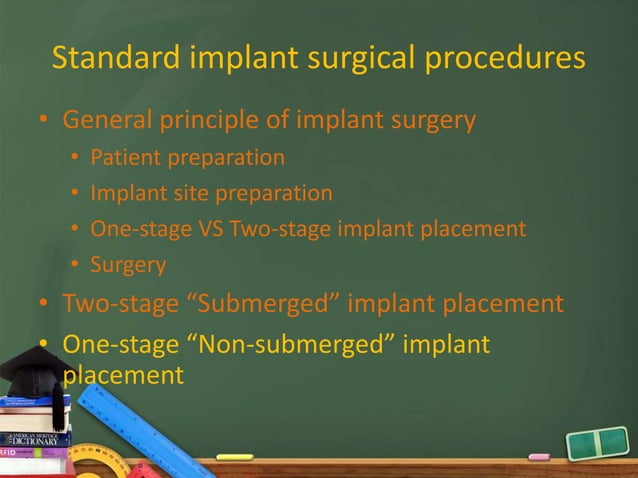 Standard Implant surgical procedure | PPT