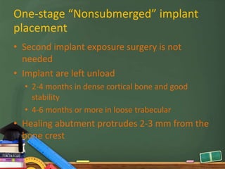 Standard Implant surgical procedure | PPTX