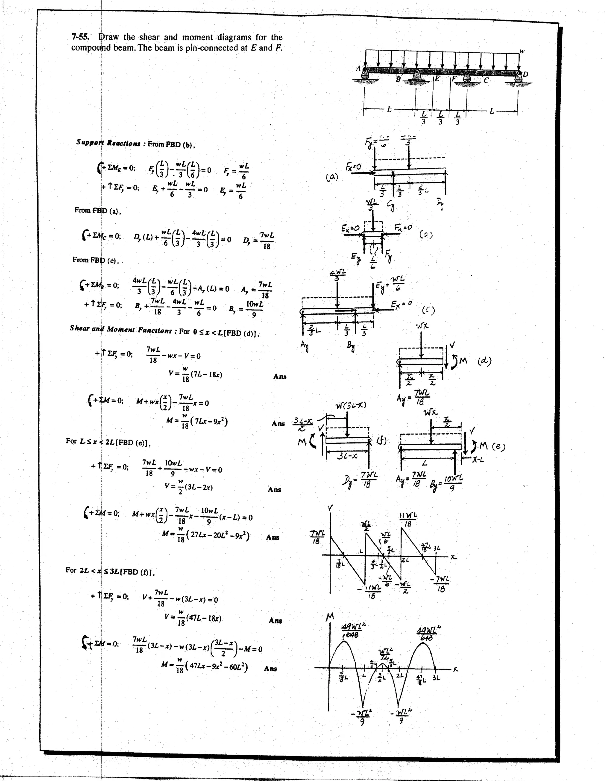 Hibbeler Statics solution - Chapter 7 (2) | PDF