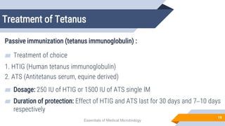 chapter 72 - Tetanus.pptx | Infectious Diseases | Diseases and Conditions