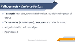chapter 72 - Tetanus.pptx | Infectious Diseases | Diseases and Conditions