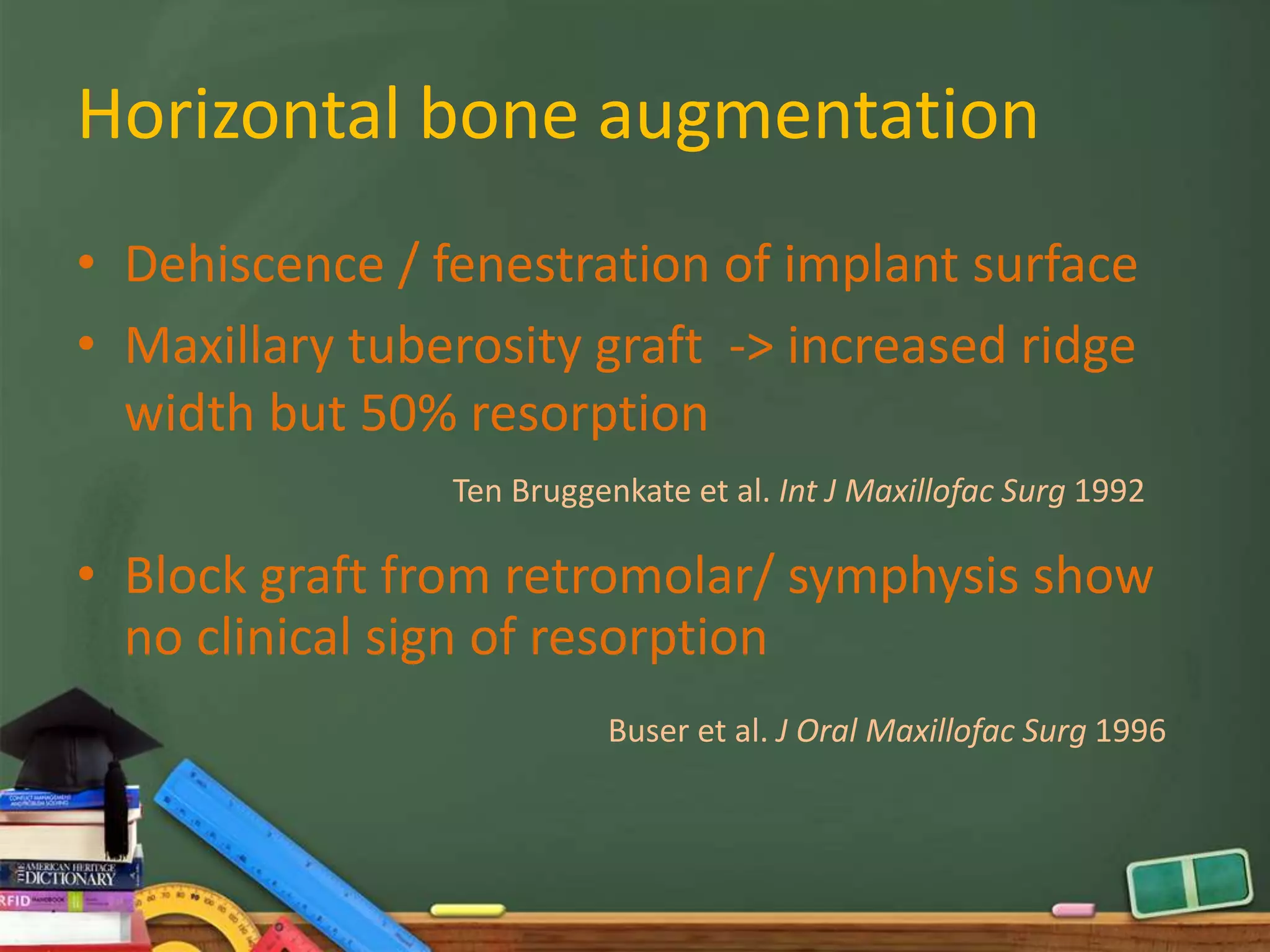 Localized bone augmentation and implant site development | PPTX