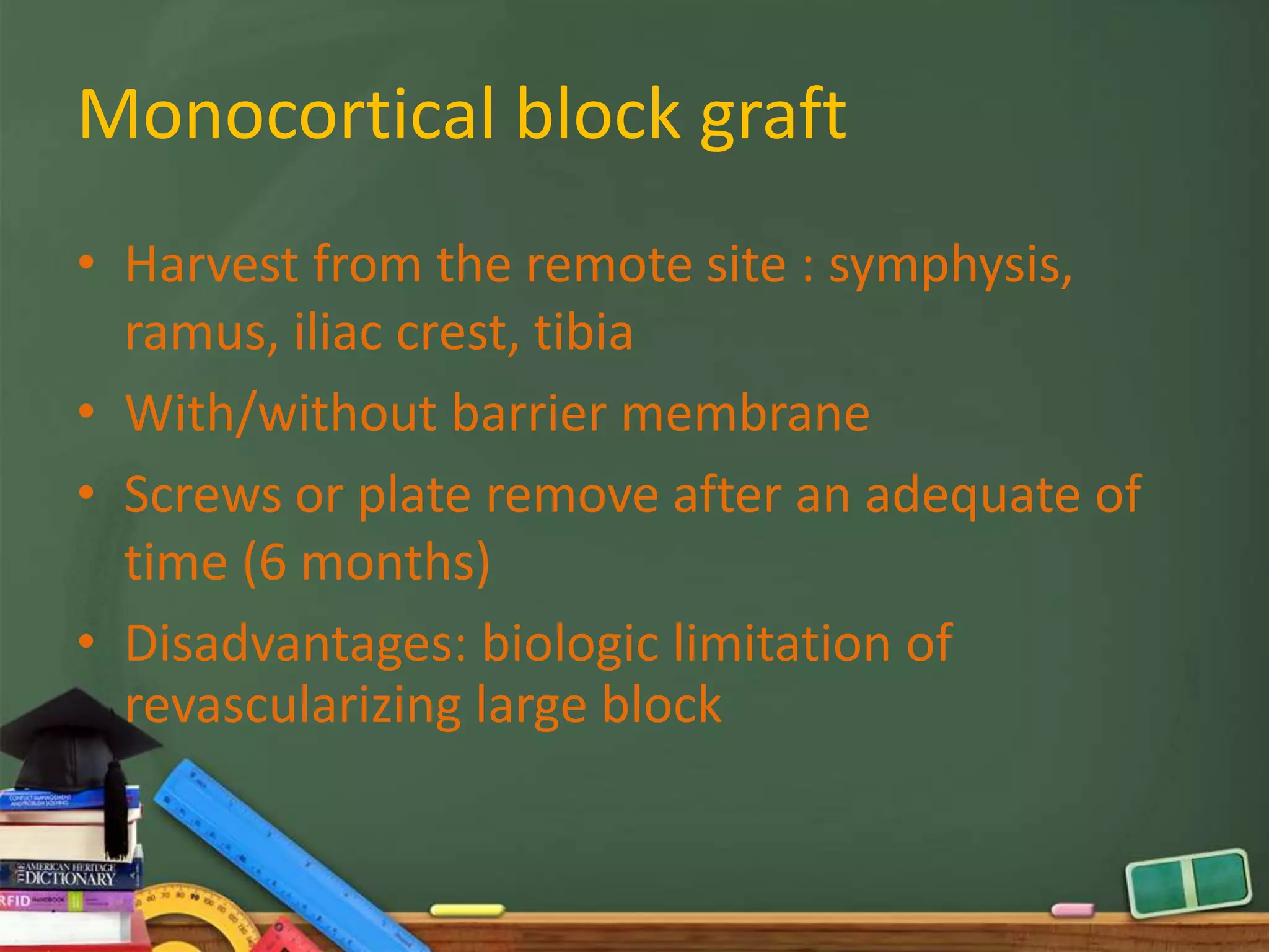 Localized bone augmentation and implant site development | PPTX