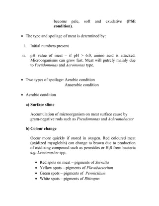 Food Microbiology - Chapter 7 & 8 | DOC