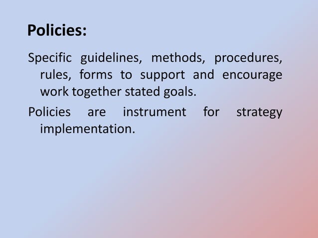 Chapter 7 strategic management | PPTX | Business Administration | Business