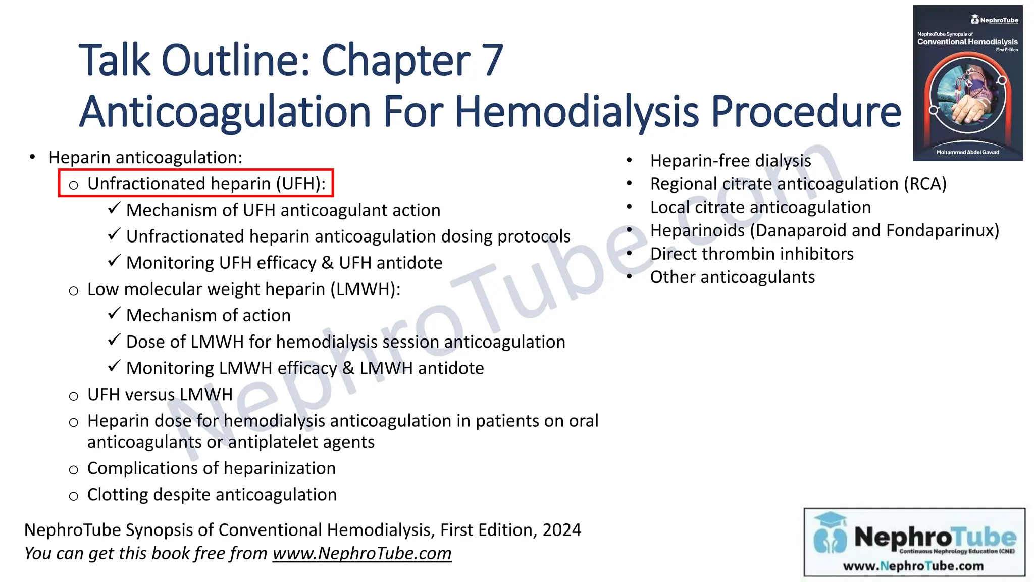 Hemodialysis: Chapter 7, Anticoagulation For Hemodialysis Procedure ...