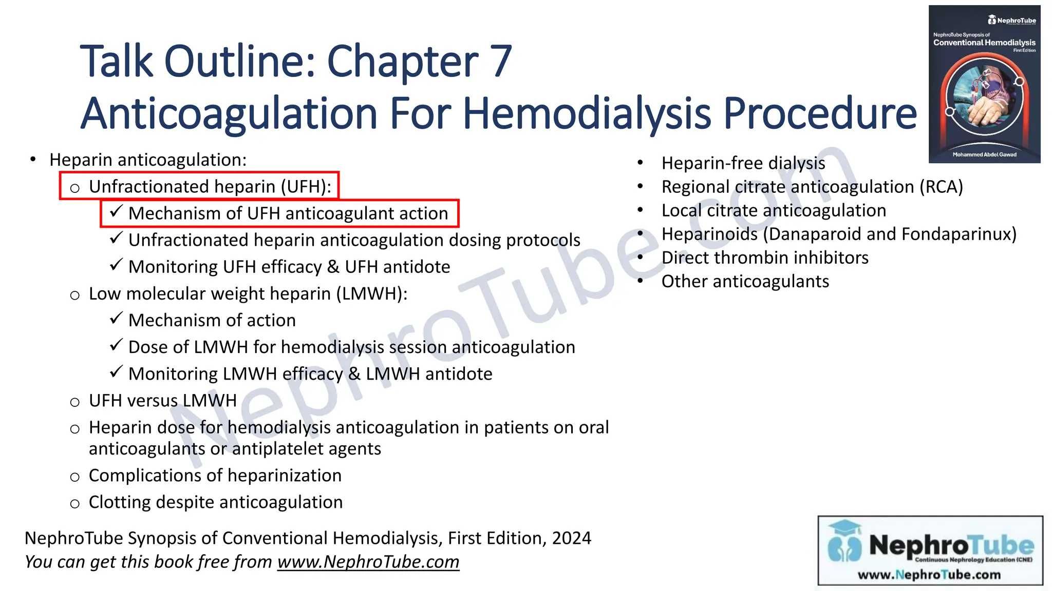 Hemodialysis: Chapter 7, Anticoagulation For Hemodialysis Procedure ...