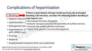 Hemodialysis: Chapter 7, Anticoagulation For Hemodialysis Procedure ...