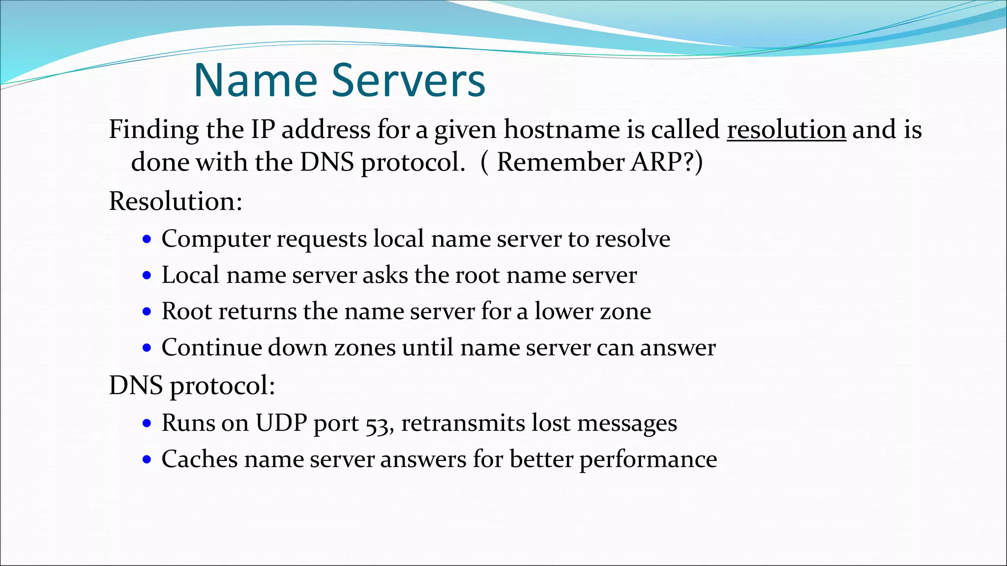 Computer Networks - DNS | PPT