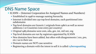 Computer Networks - DNS | PPT