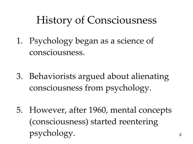 Chapter 7 ap psych- States of Consciousness | PPT