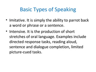 Chapter 7(assessing speaking ) | PPT