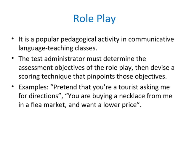 Chapter 7(assessing speaking ) | PPT Chapter 7(assessing speaking ) | PPT