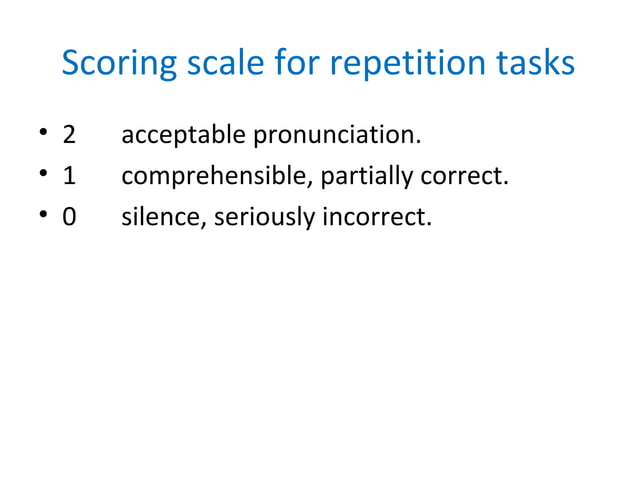 Chapter 7(assessing speaking ) | PPT | Education