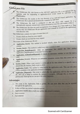 Advanced Web Programming Chapter 7 | PDF