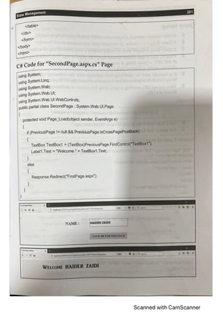 Advanced Web Programming Chapter 7 | PDF