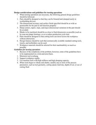 Chapter7b machining turning | DOC