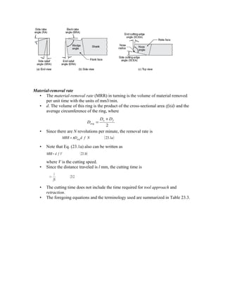 Chapter7b machining turning | DOC