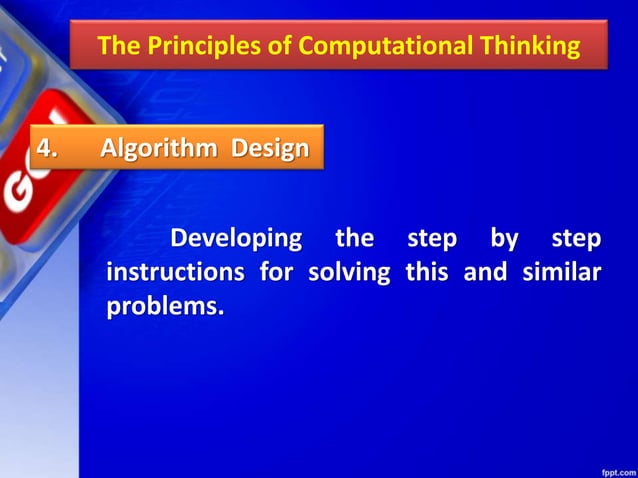 Chapter 7 basics of computational thinking | PPTX