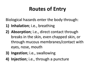 Chapter 7 biological hazards | PPTX