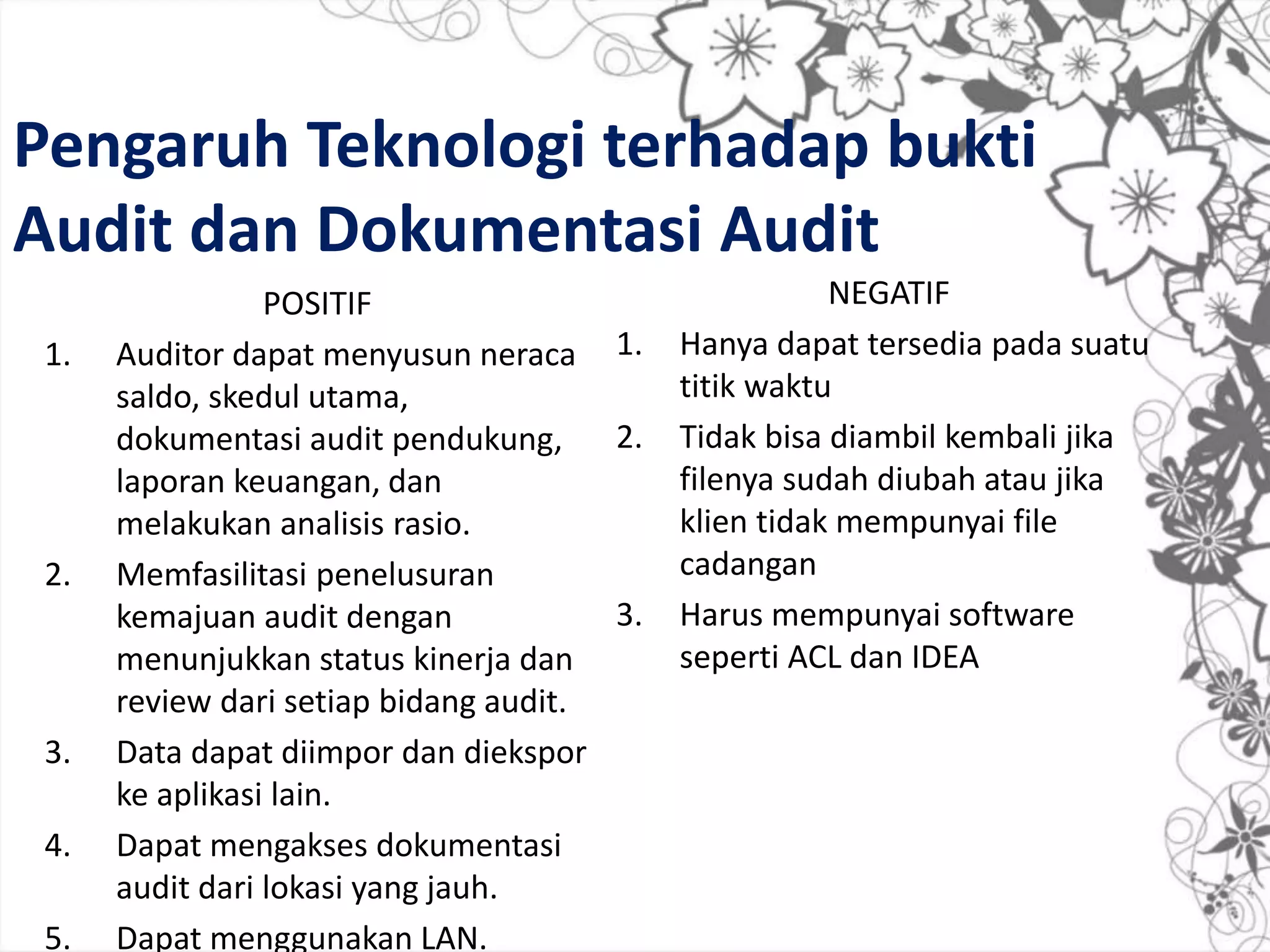 Chapter 7 - Bukti Audit | PPTX