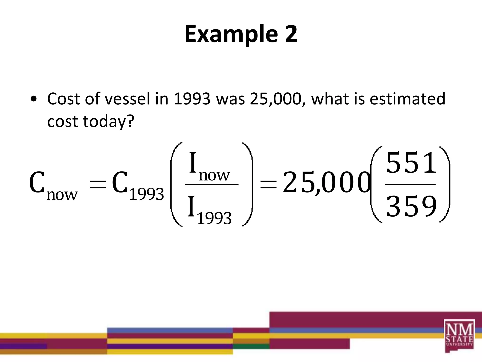 Chapter 7 capital cost estimation | PPTX