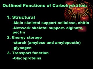 Chapter 7 carbohydrates | PPT