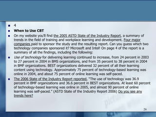 Computer Based Training Methods | PPTX
