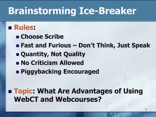 Computer Based Training Methods | PPTX