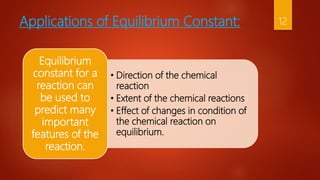 Chapter 7 chemical eqilibrium | PPTX | Chemistry | Science