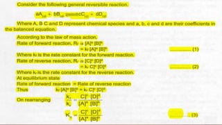 Chapter 7 chemical eqilibrium | PPTX | Chemistry | Science