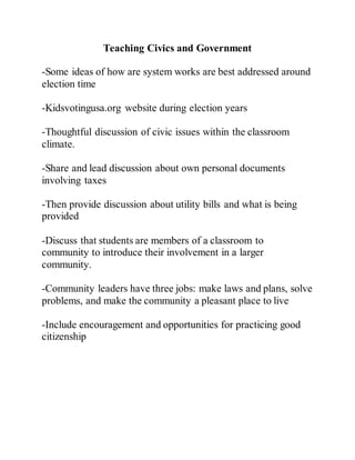 Chapter 7 Civics and Gov. Journey Tool | PDF