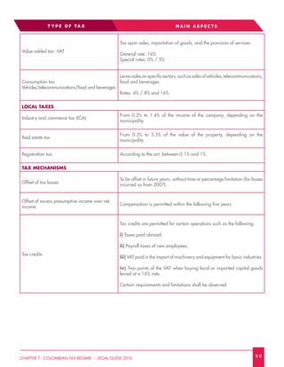 Colombian tax regime | PDF | Business Accounting & Finance | Business