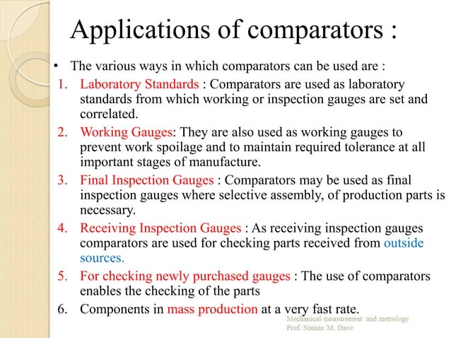 Comparators | PDF