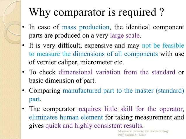 Comparators | PDF