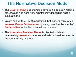 Contingency theories of leadership | PDF