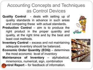 Principles of Management Controlling | PPTX