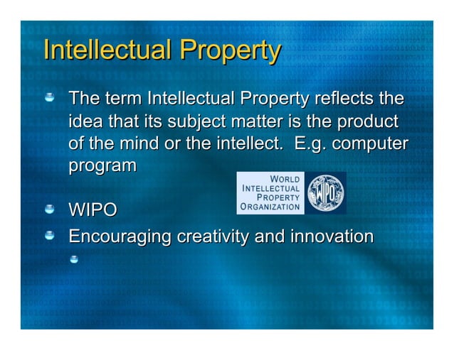 Chapter 7 Copy Rights And Intellectual Property | PPT