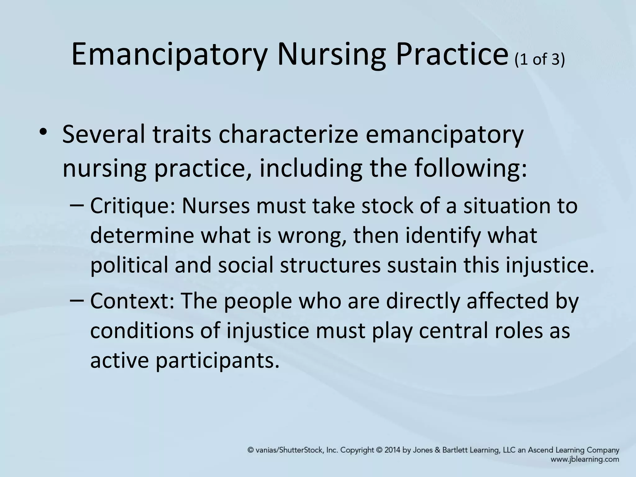 Chapter 7 critical theory and emancipatory knowing | PPT