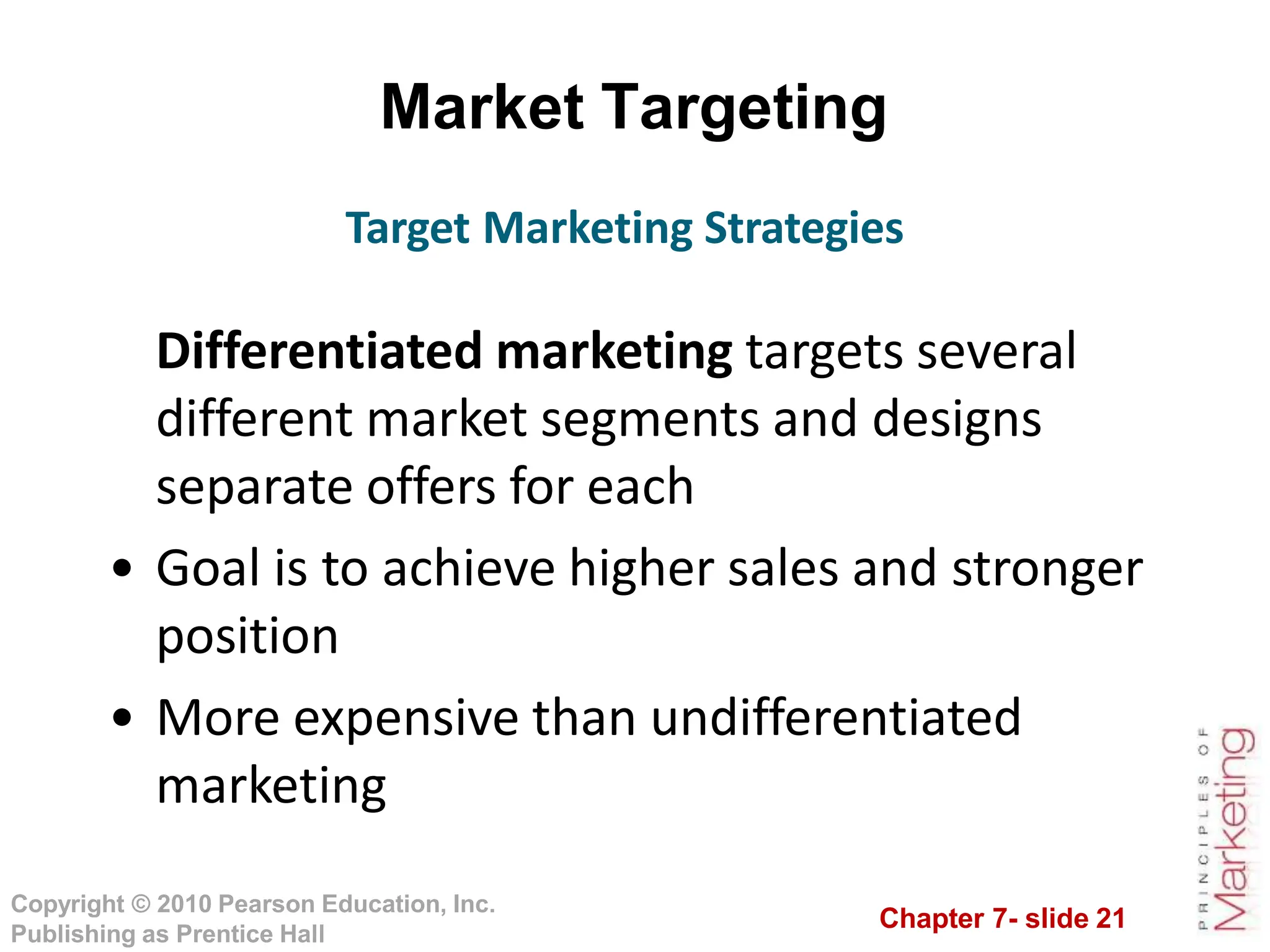 Chapter 7 Customer-Driven Marketing Strategy Creating Value for Target ...