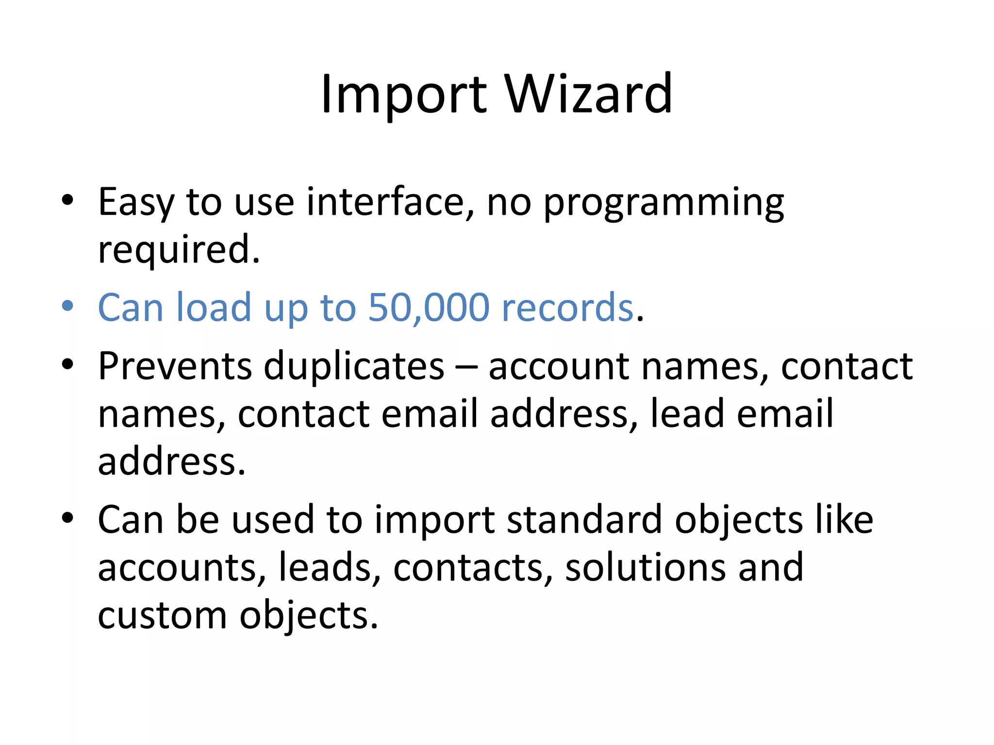 SFDC Data Loader | PPT
