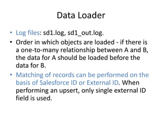 SFDC Data Loader | PPT