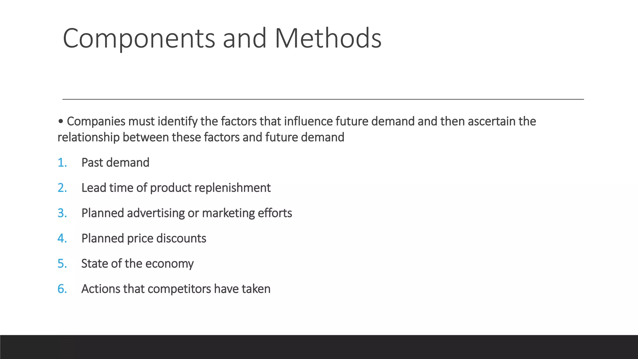 Chapter 7 demand forecasting in a supply chain | PPT