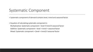 Chapter 7 demand forecasting in a supply chain | PPTX