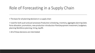 Chapter 7 demand forecasting in a supply chain | PPTX